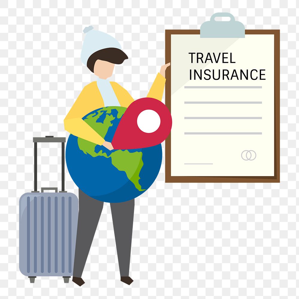 Travel insurance png illustration, transparent | Premium PNG - rawpixel