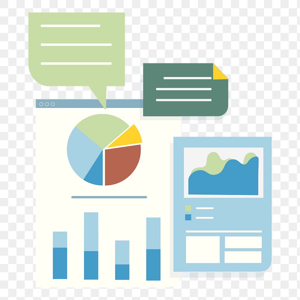 Business infographic png illustration, transparent | Premium PNG - rawpixel