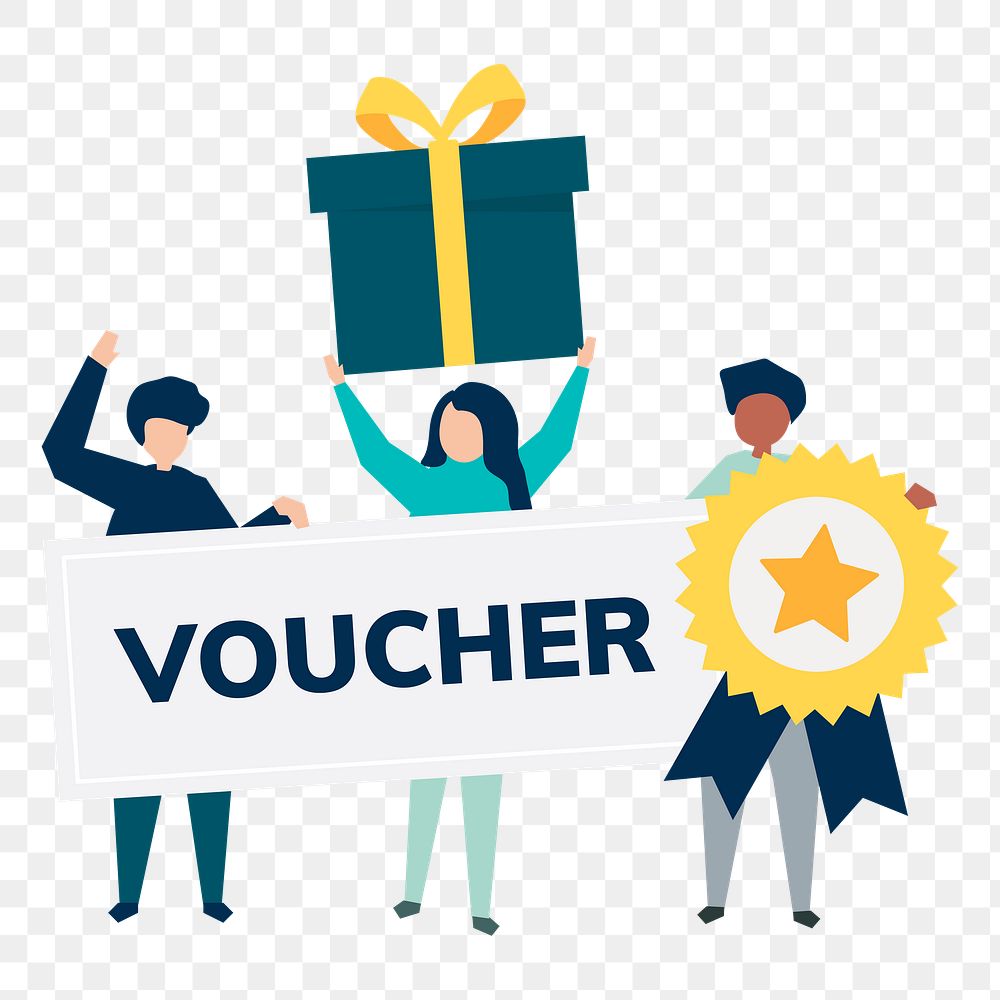 Voucher png illustration, transparent background | Premium PNG - rawpixel