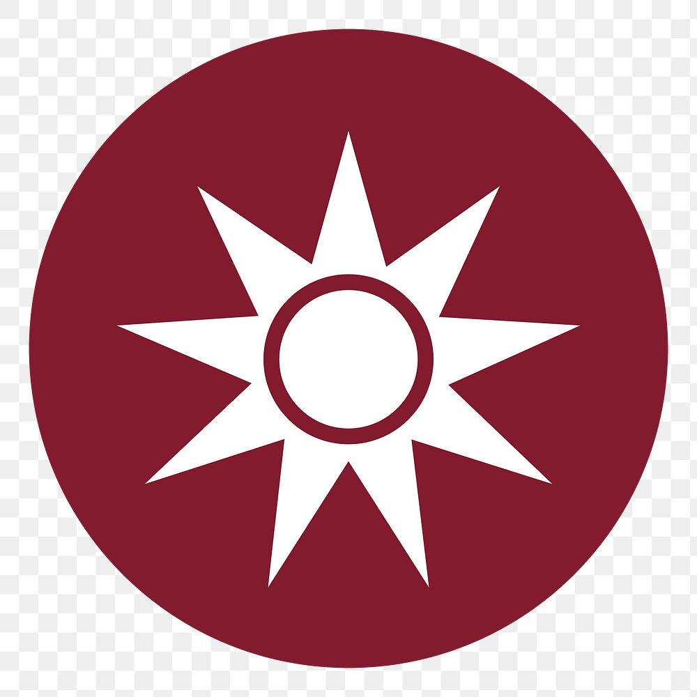 Png red sun icon, transparent | Premium PNG - rawpixel