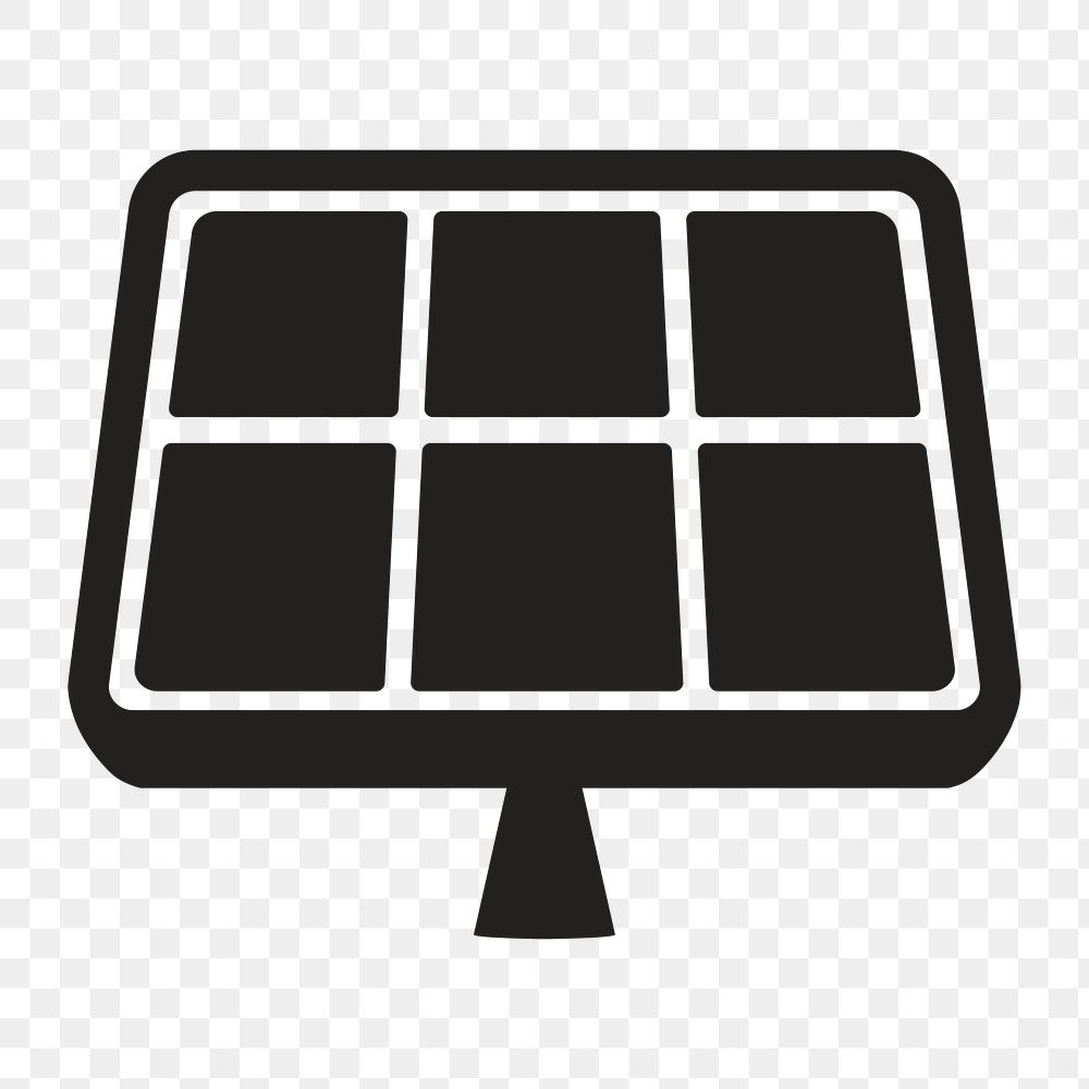 Solar cell icon png, transparent | Premium Icons - rawpixel