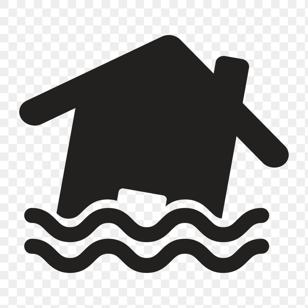 Flooded house icon png disaster | Premium Icons - rawpixel