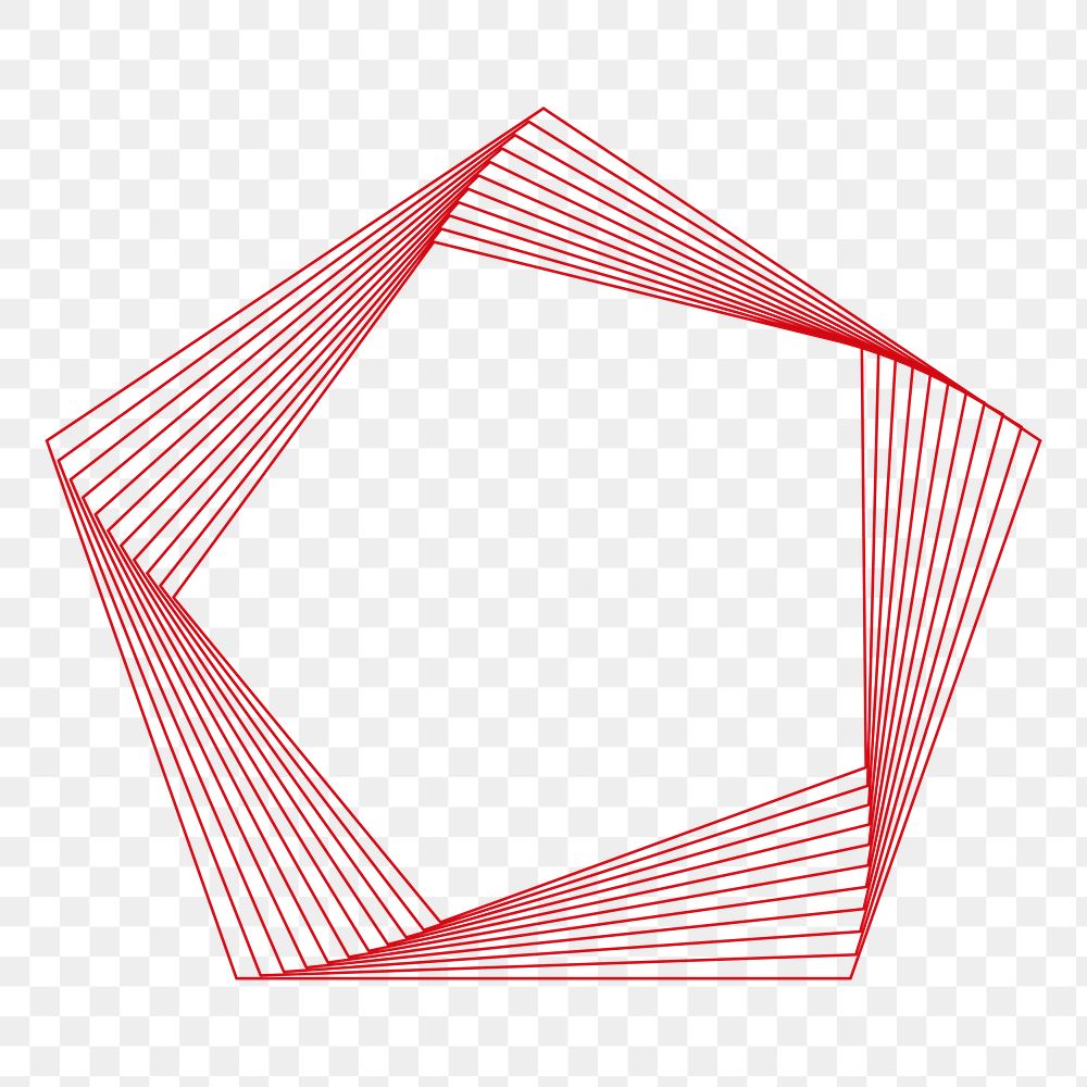 Png abstract pentagon geometric element, | Free PNG - rawpixel