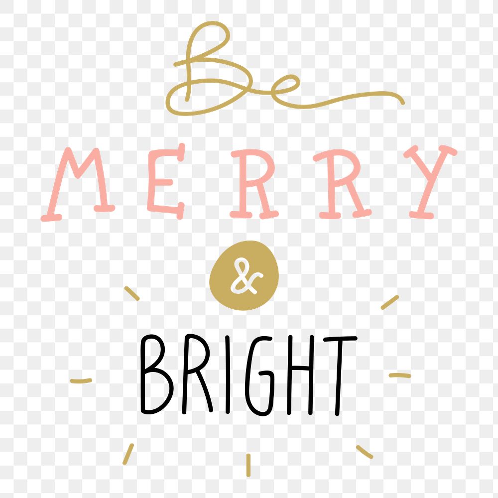 Christmas typography png, transparent background | Premium PNG - rawpixel