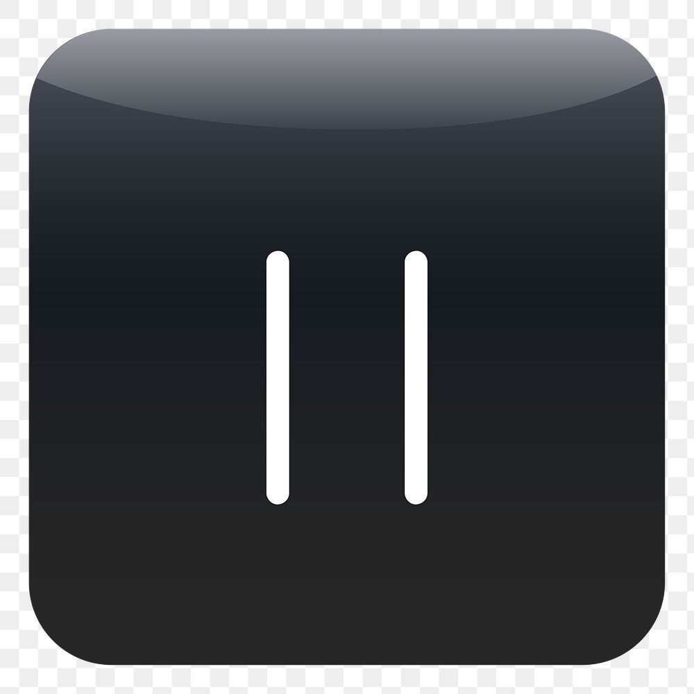 PNG Pause button icon sticker | Premium Icons - rawpixel