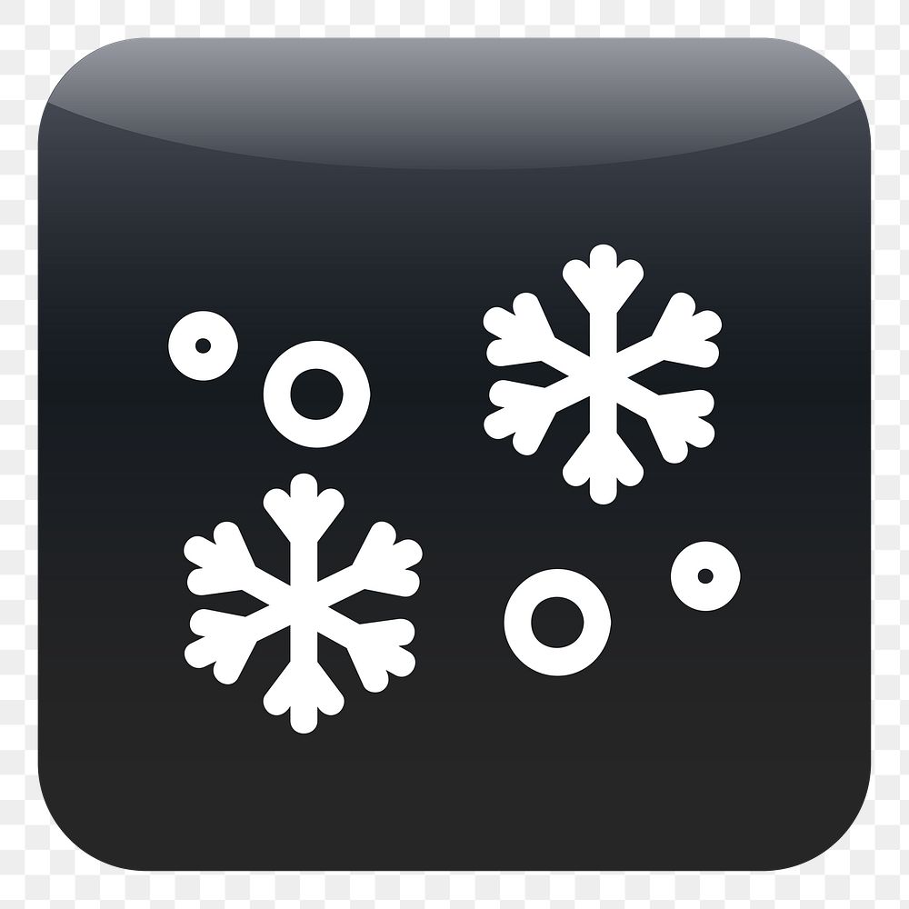 PNG Snowflake icon sticker, transparent | Free Icons - rawpixel