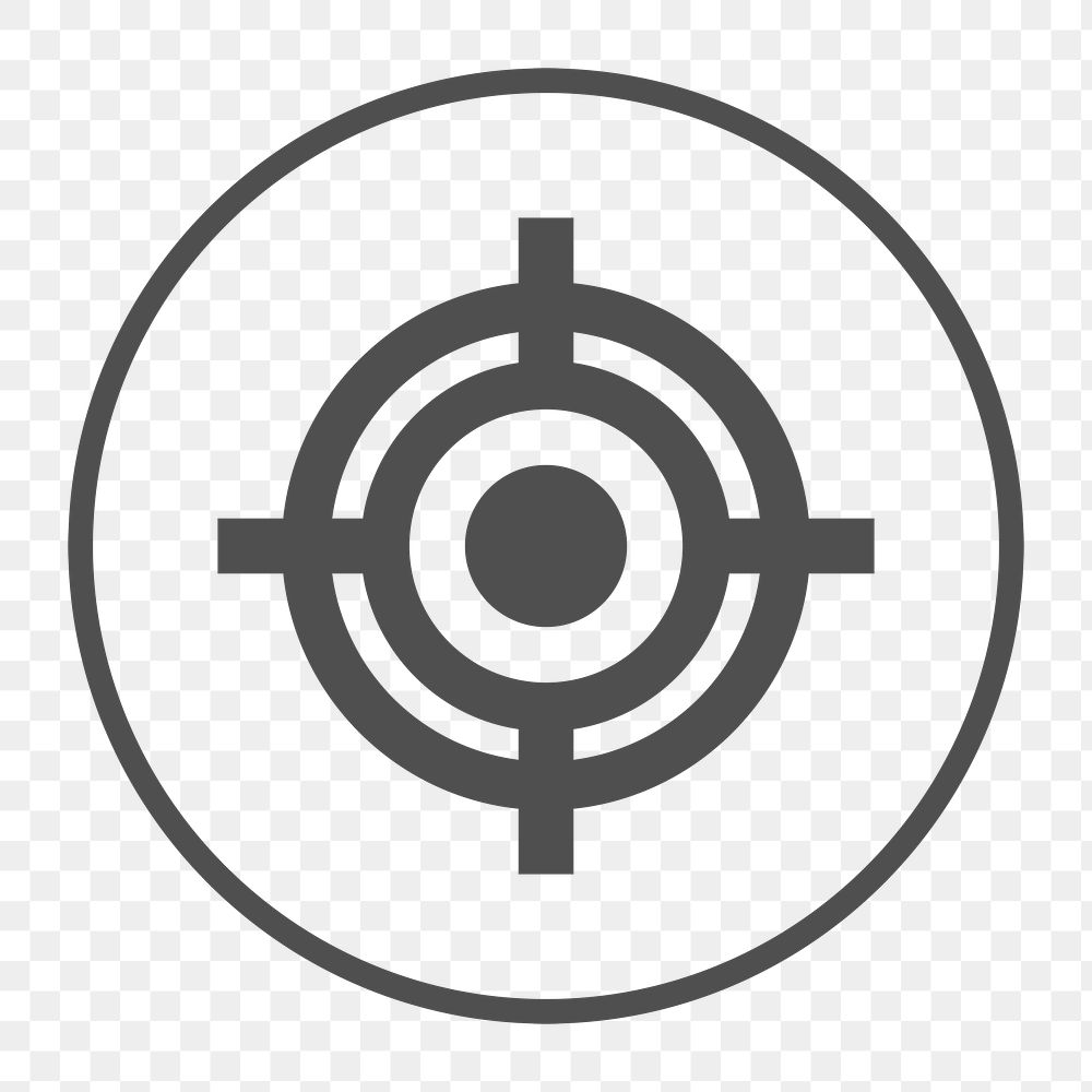 Shooting target icon png, transparent | Premium Icons - rawpixel