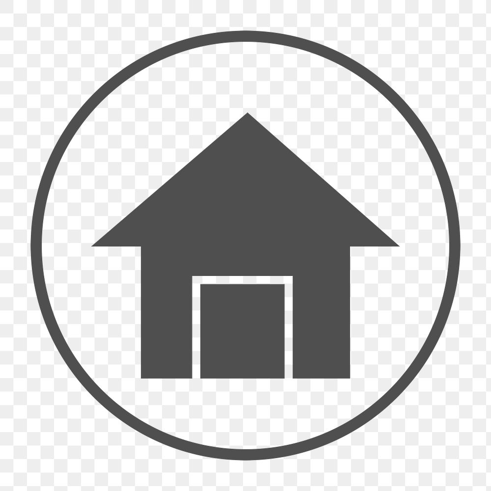 Home icon png, transparent background | Premium Icons - rawpixel