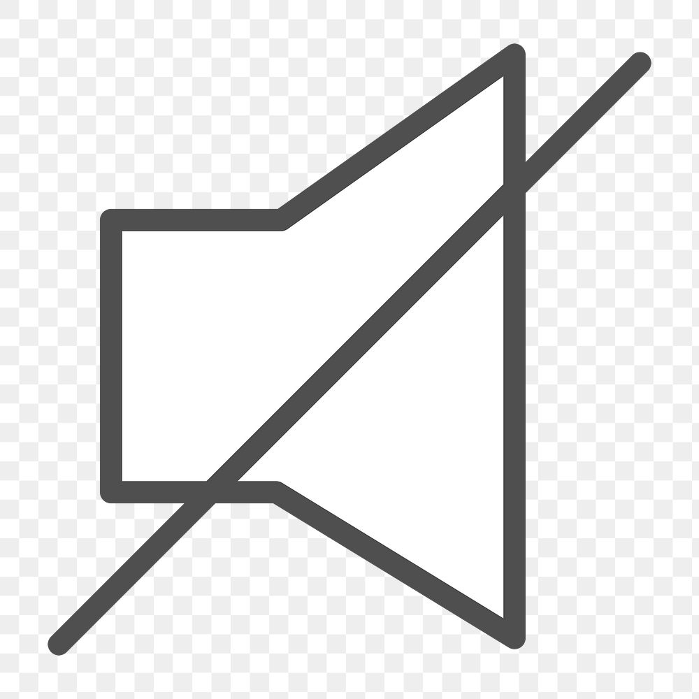 Mute icon png, transparent background | Premium Icons - rawpixel