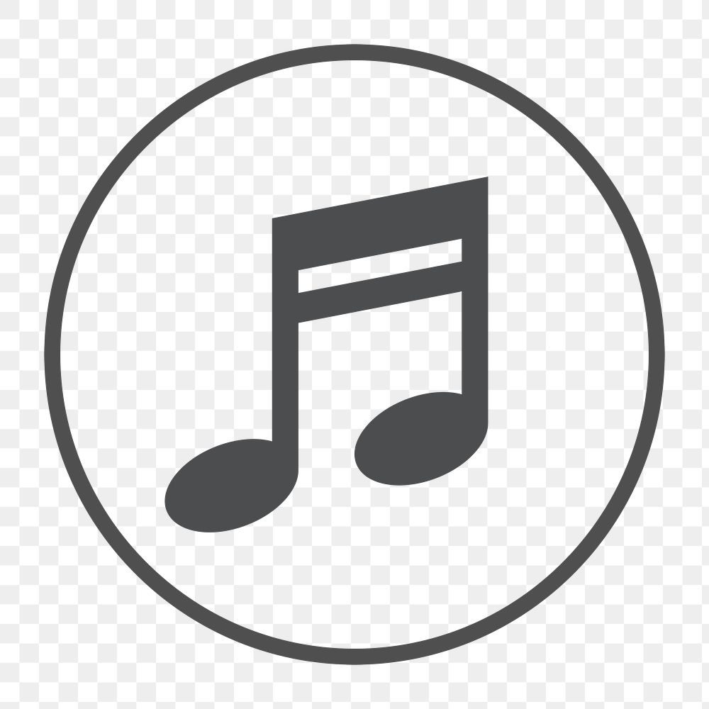 Musical note icon png, transparent | Premium Icons - rawpixel