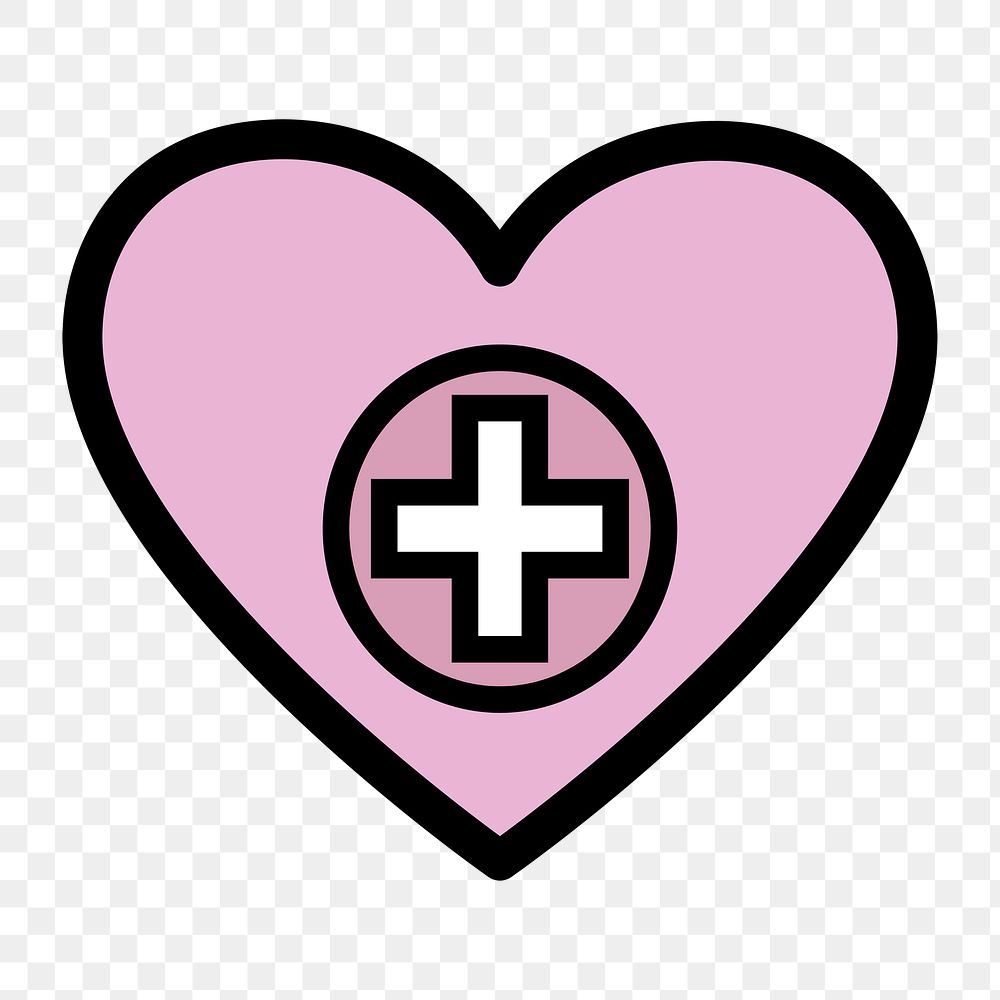Heart cross icon png, charity | Premium Icons - rawpixel