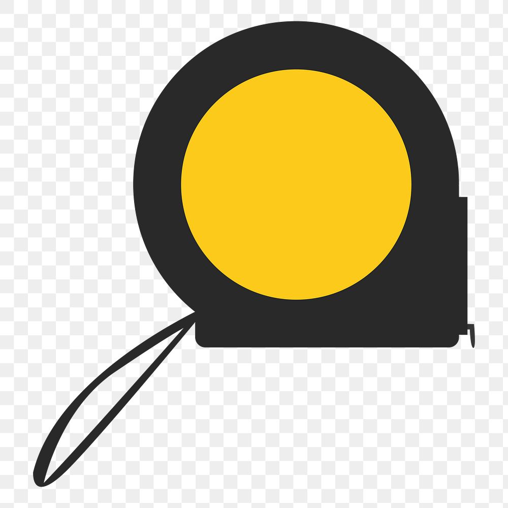 Png measuring tape flat sticker, | Premium PNG - rawpixel