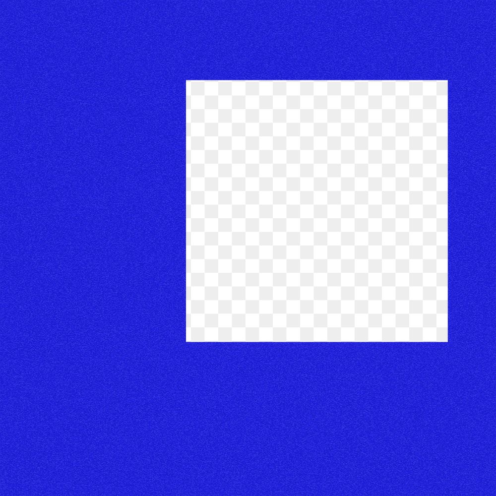 Blue square frame png on transparent | Premium PNG - rawpixel