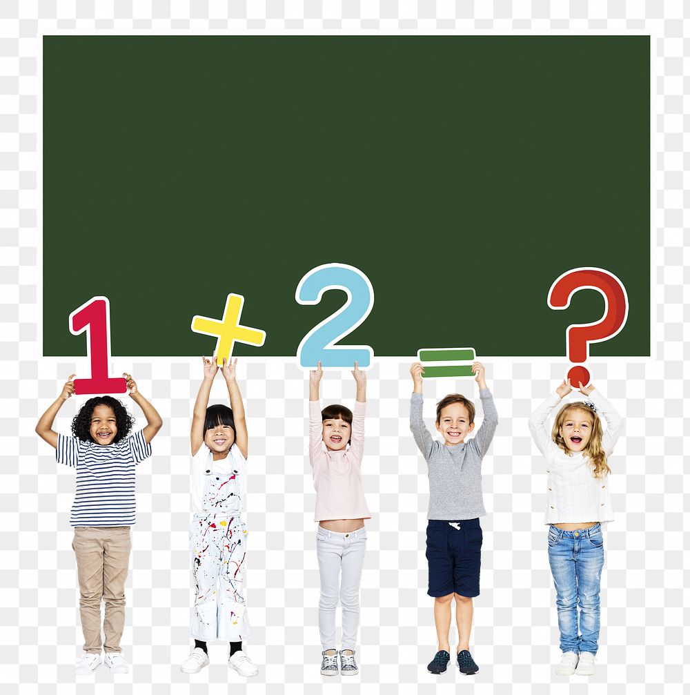 Kids learning mathematics png, transparent | Premium PNG - rawpixel