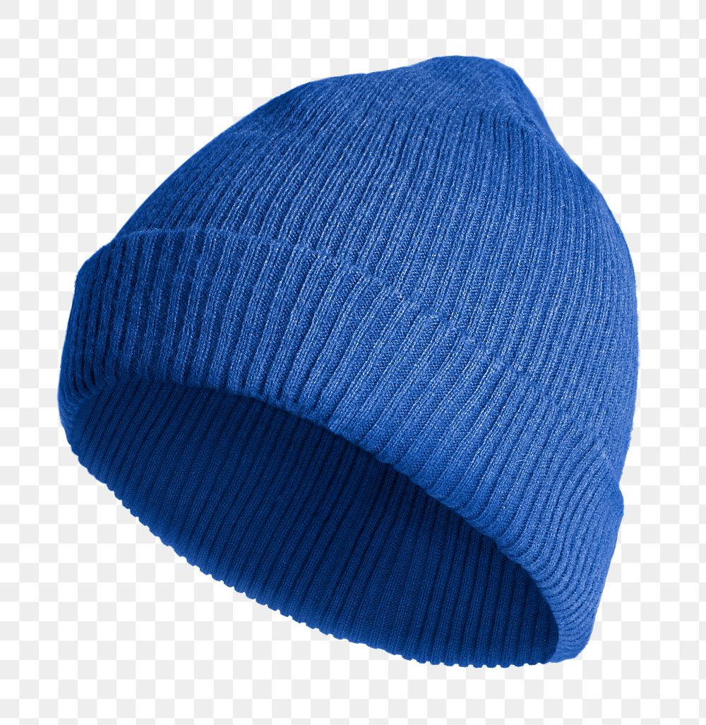 Blue beanie png transparent background | Premium PNG - rawpixel