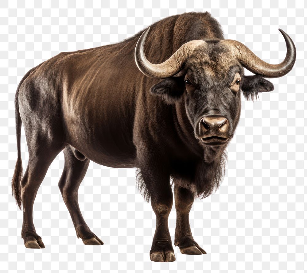 PNG African buffalo livestock wildlife | Premium PNG - rawpixel