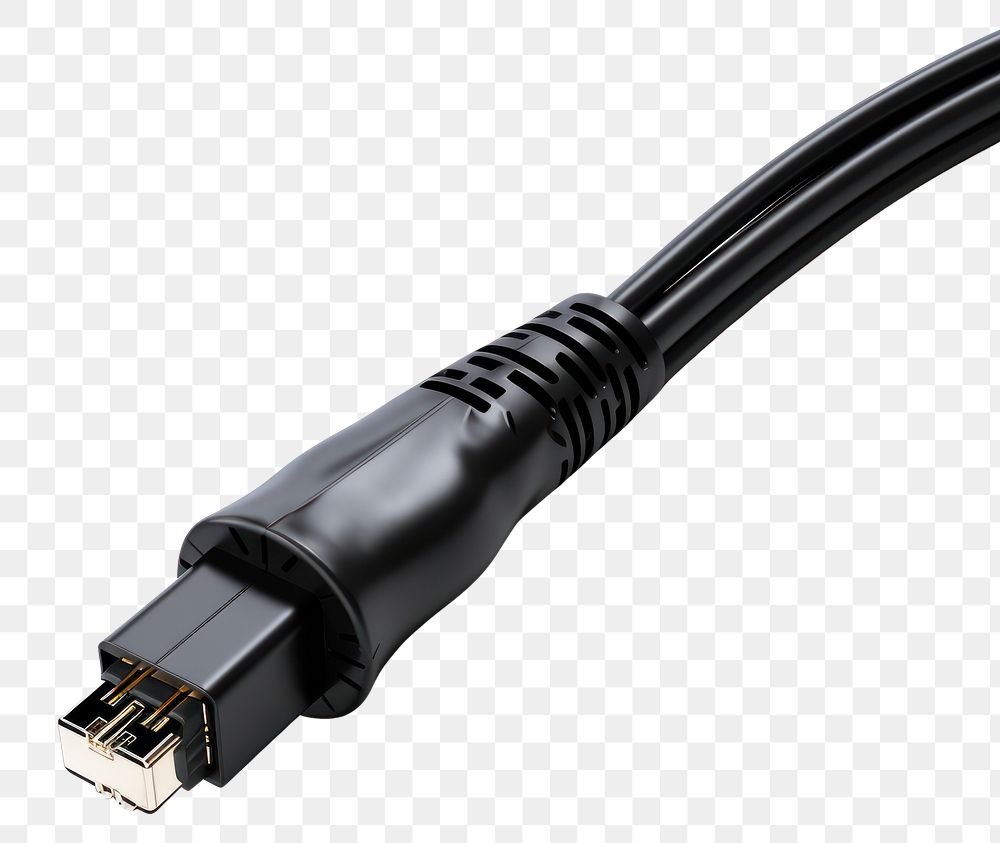 PNG Network cable black | Free PNG - rawpixel