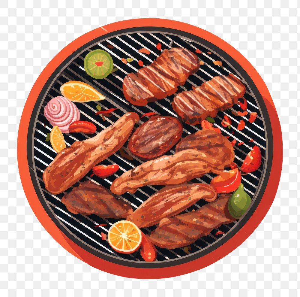 PNG Grilling cooking plate meat. | Free PNG - rawpixel