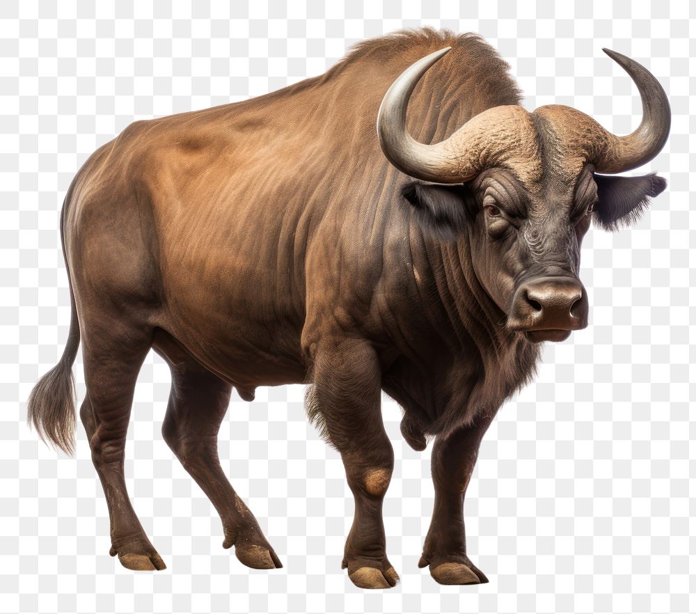 PNG African buffalo livestock wildlife | Free PNG - rawpixel