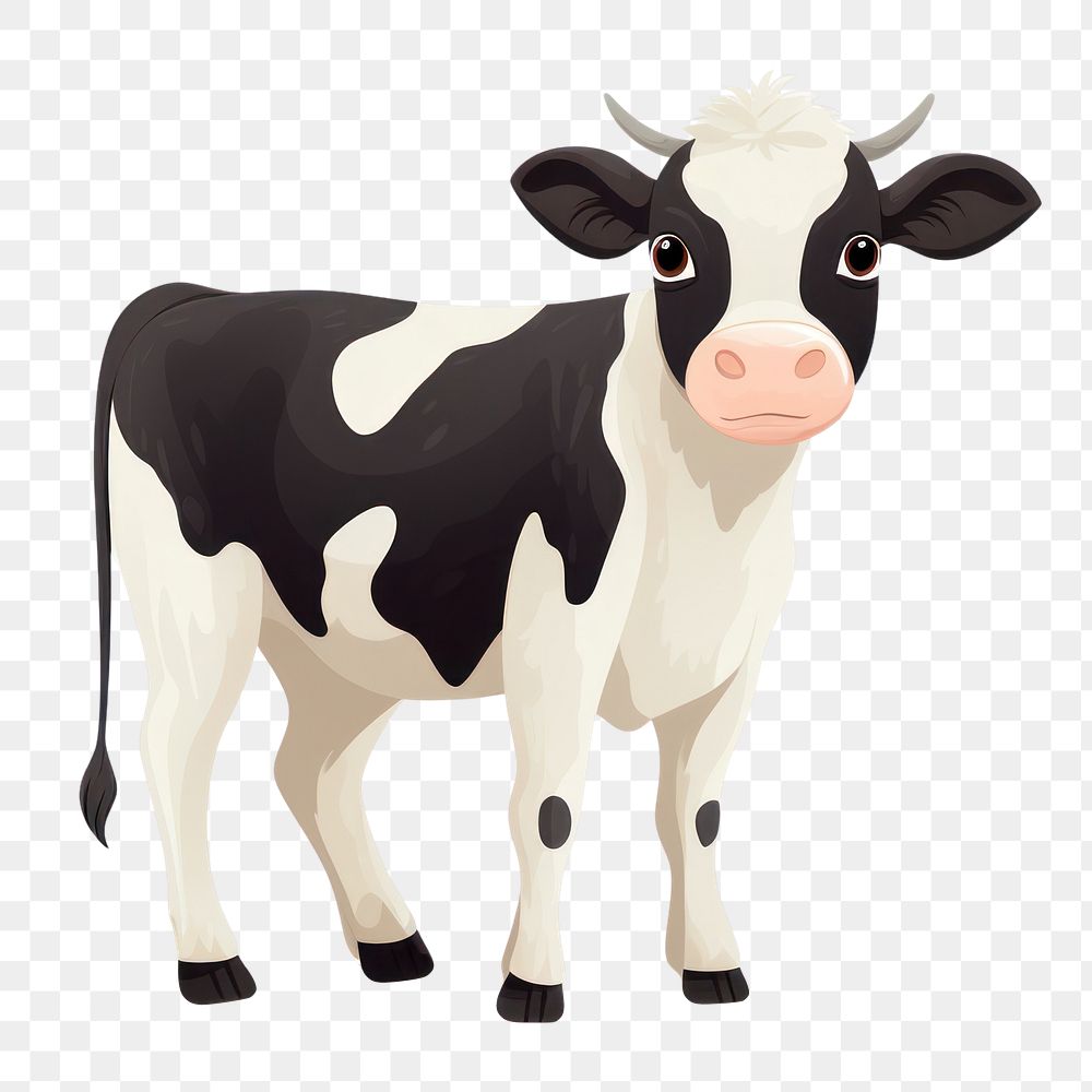 PNG Cartoon cow livestock cartoon | Free PNG - rawpixel