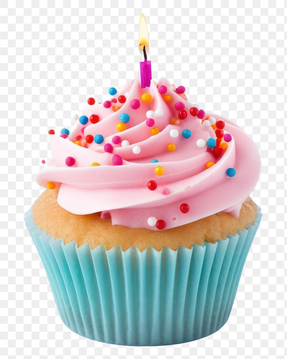 PNG Cupcake birthday sprinkles dessert | Free PNG - rawpixel