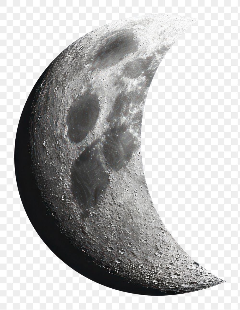 PNG Half moon astronomy nature | Premium PNG - rawpixel