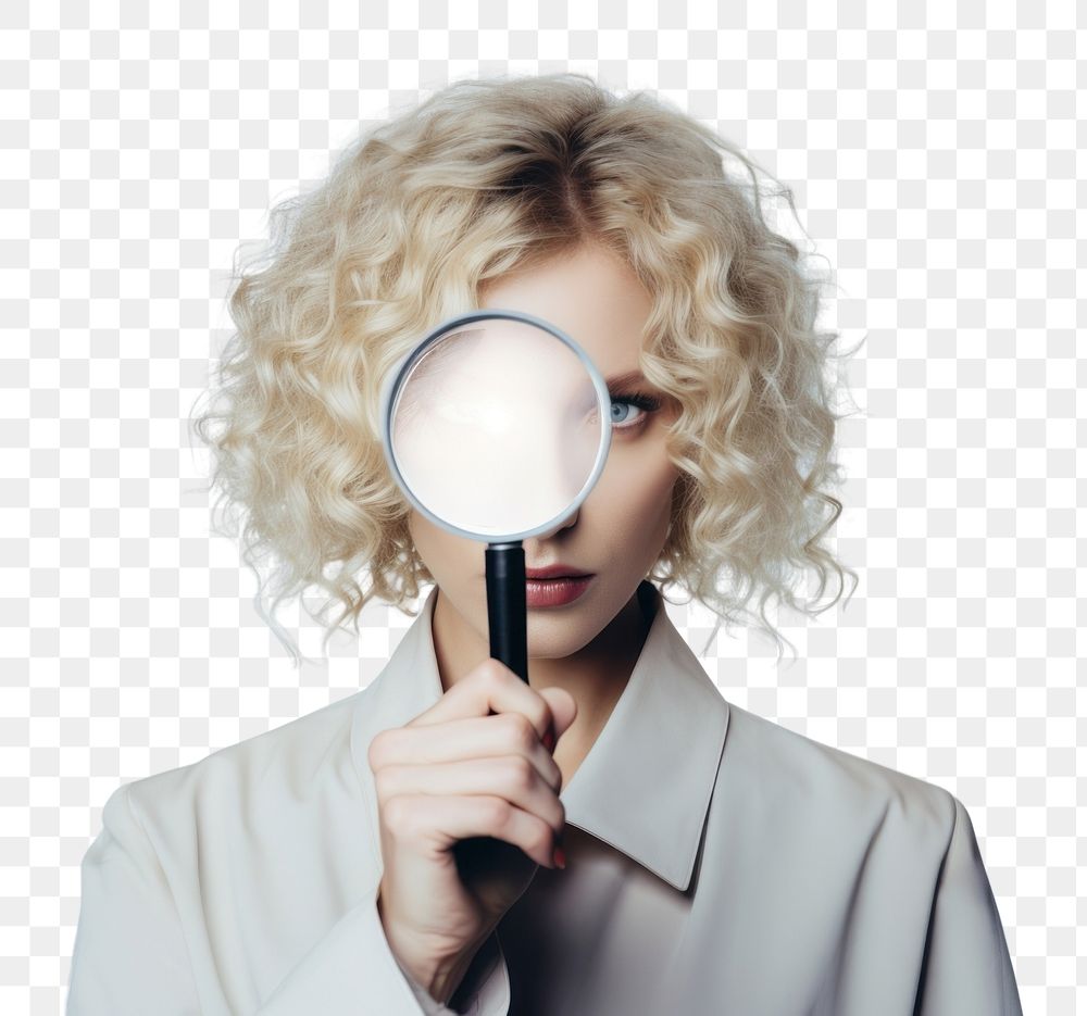 PNG Magnifying portrait holding adult. | Free PNG - rawpixel