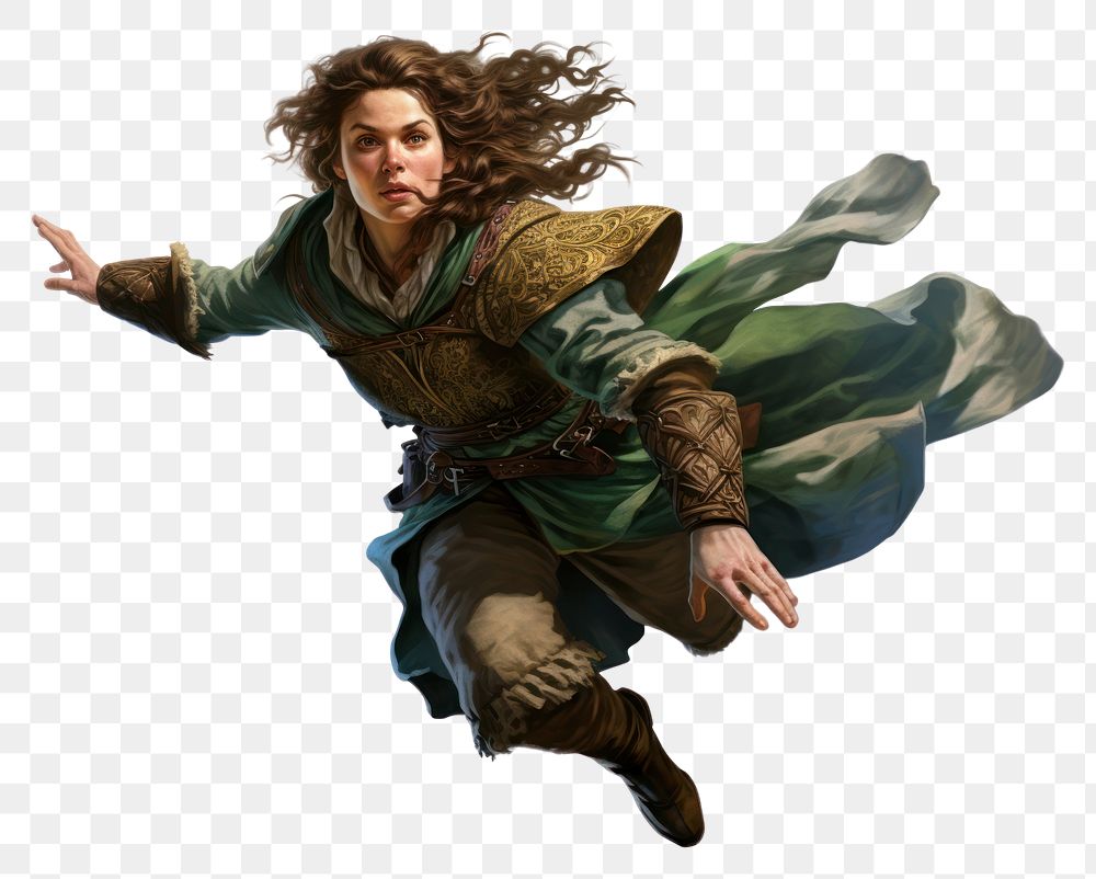 PNG Female adventurer portrait fantasy | Premium PNG - rawpixel