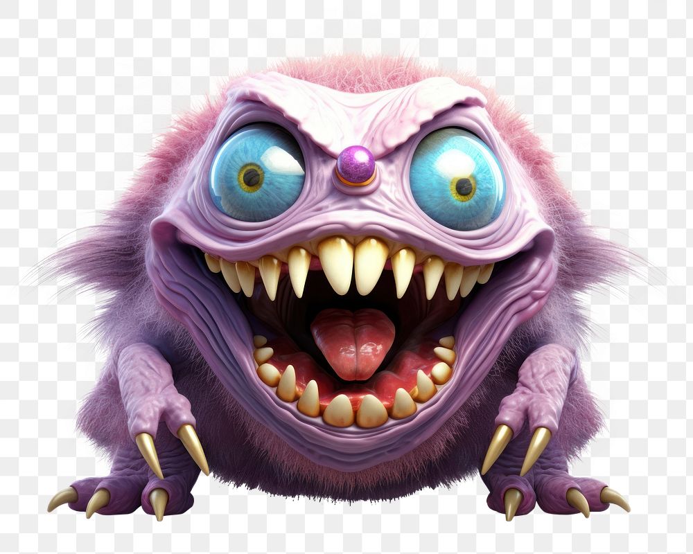 PNG Cute fantasy monster cartoon | Premium PNG - rawpixel