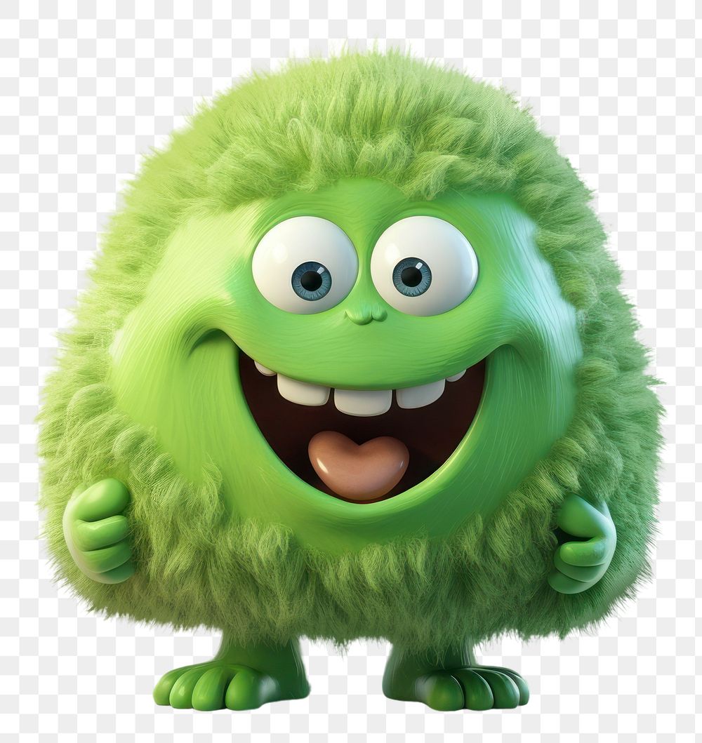 PNG Tree monster green cute | Premium PNG - rawpixel