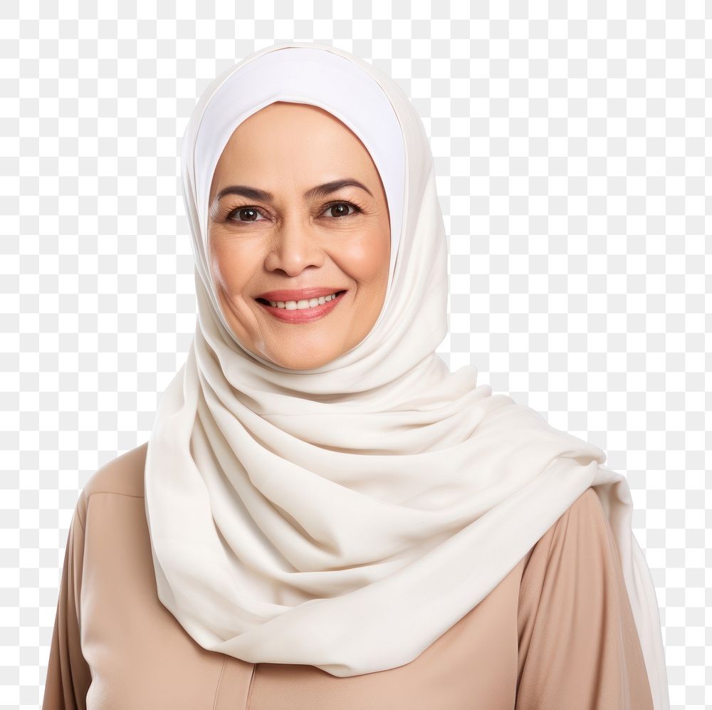 PNG Woman smiling portrait scarf | Premium PNG - rawpixel