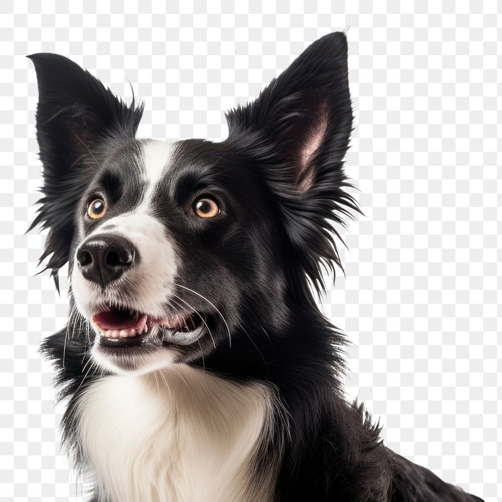 PNG Border Collie mammal animal | Free PNG - rawpixel