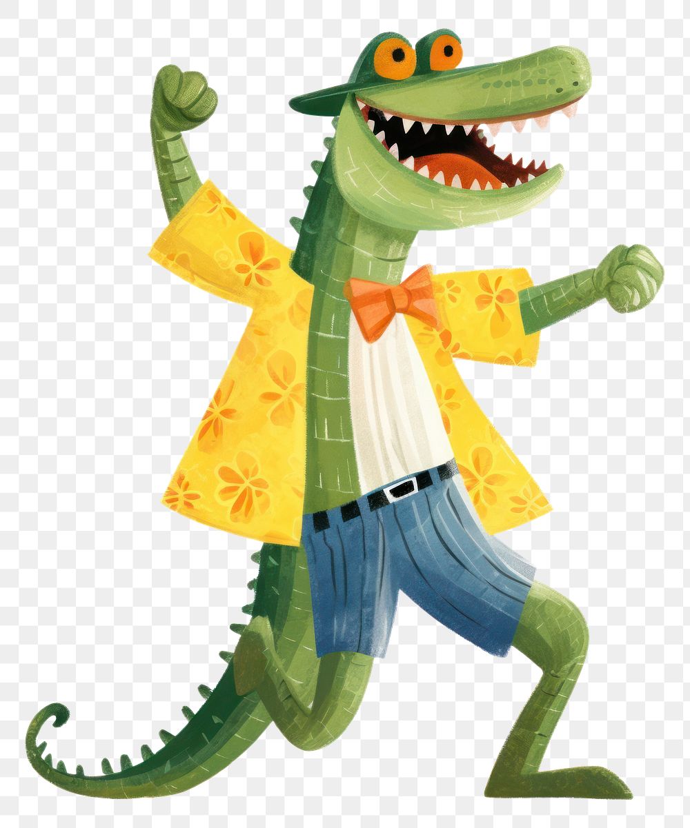 PNG Crocodile dancing reptile animal | Free PNG - rawpixel