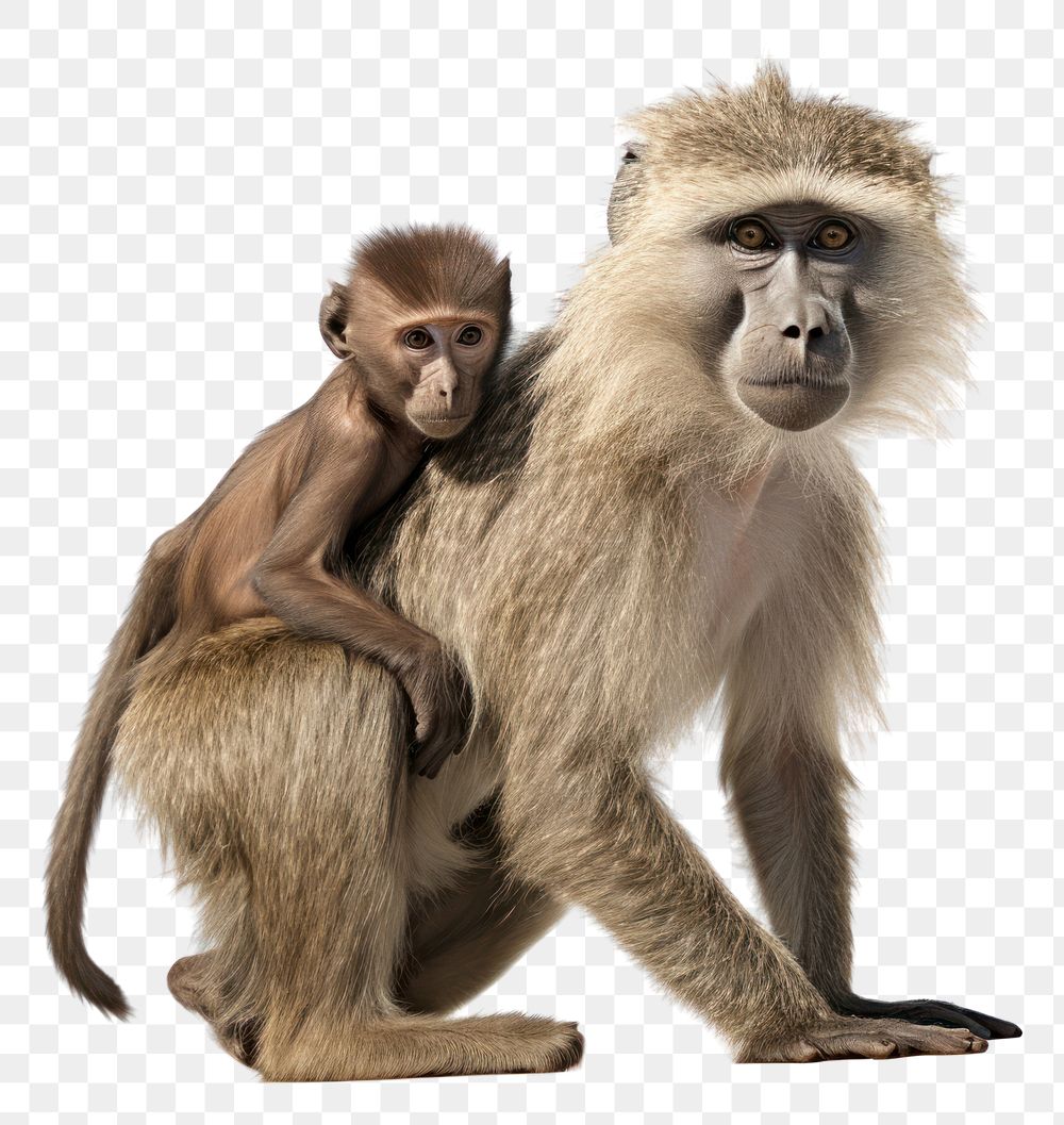 PNG Baboons wildlife monkey mammal. | Premium PNG - rawpixel