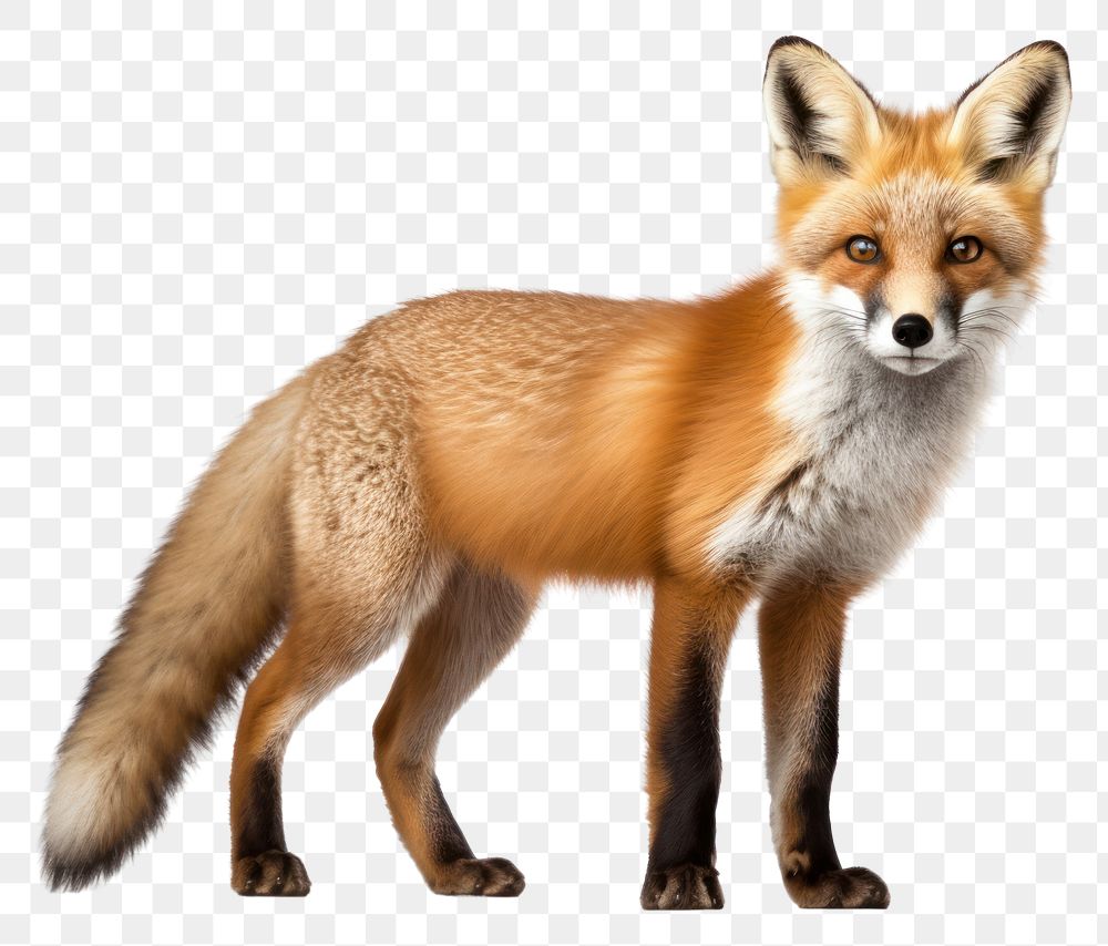 PNG Standing wild fox wildlife | Premium PNG - rawpixel