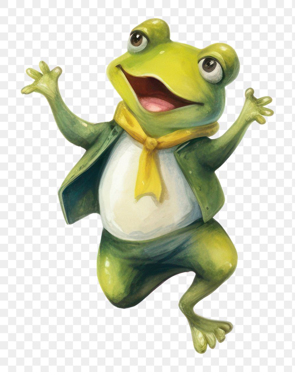 PNG Frog dancing amphibian figurine | Premium PNG - rawpixel