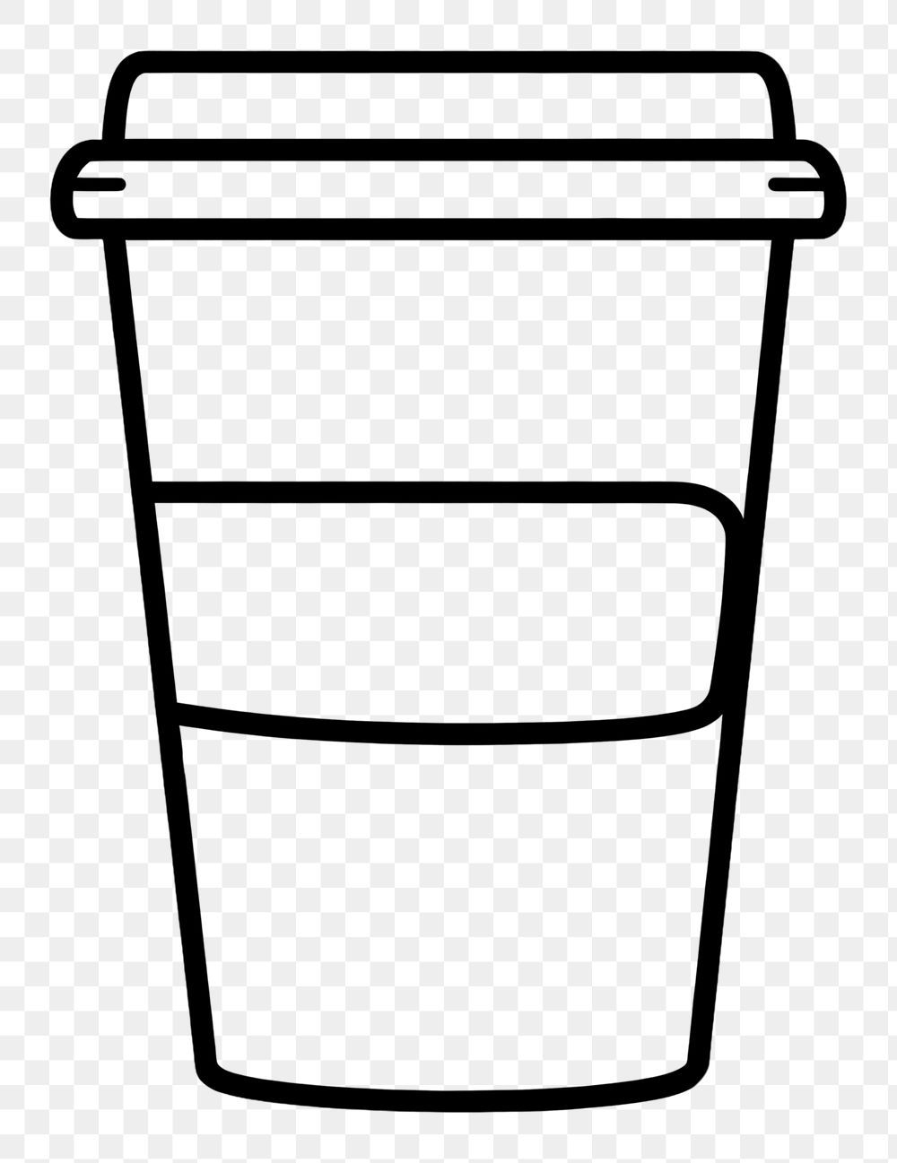 PNG Coffee cup line mug | Free PNG - rawpixel