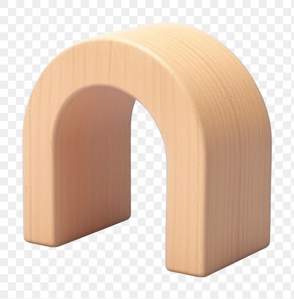 PNG U shape wood arch | Premium PNG - rawpixel