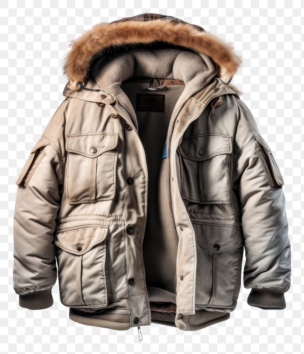 PNG Winter jacket white coat | Free PNG - rawpixel