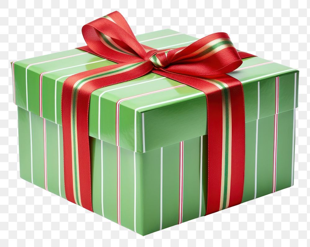 PNG Christmas giftbox green red | Premium PNG - rawpixel