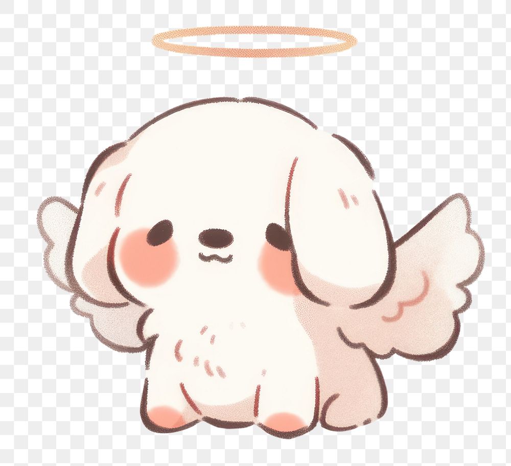PNG Angel dog animal mammal | Premium PNG - rawpixel