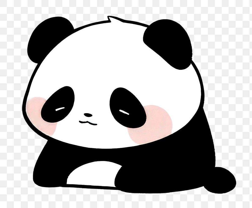 PNG Panda drawing animal mammal. | Premium PNG - rawpixel
