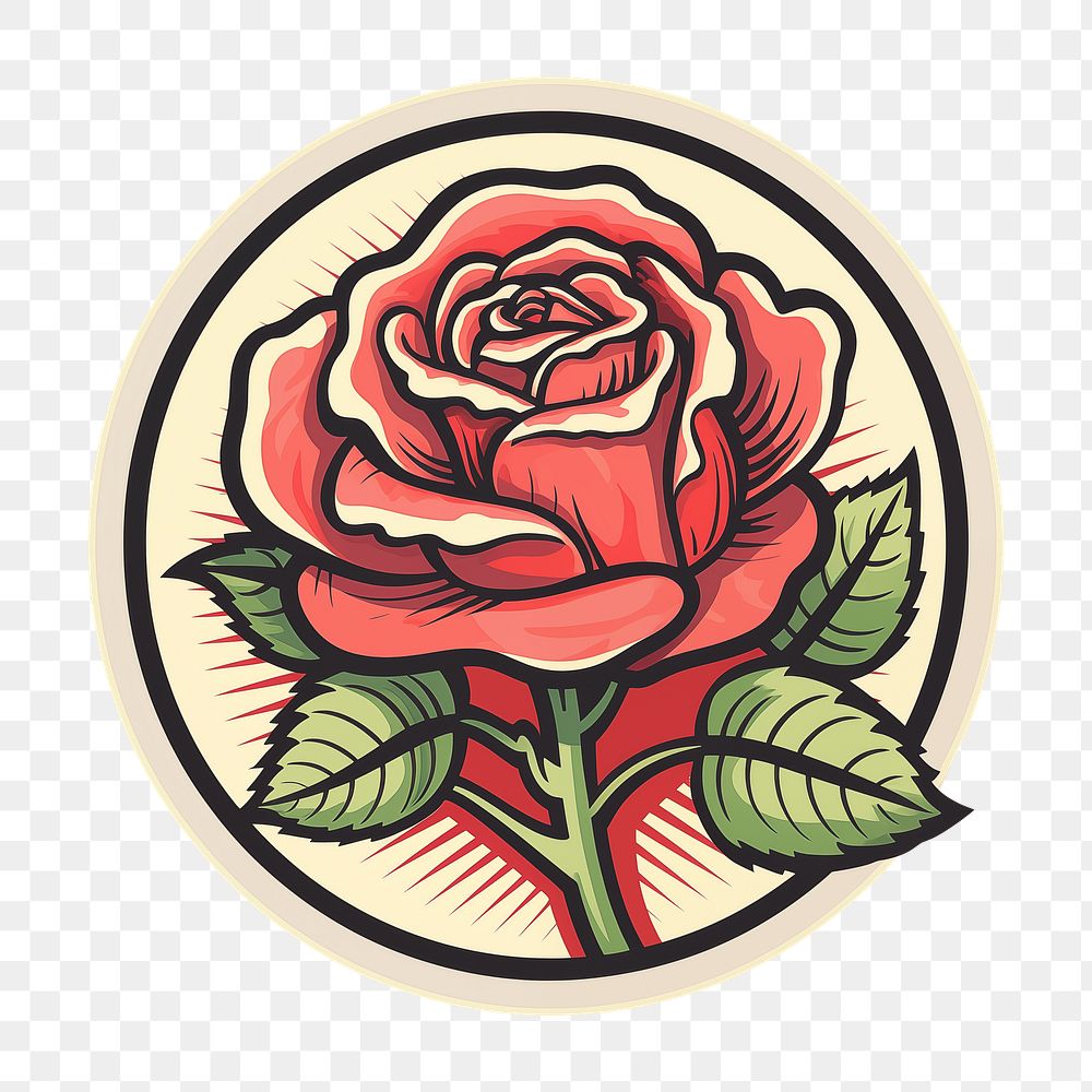 PNG Rose pattern flower plant. | Premium PNG - rawpixel