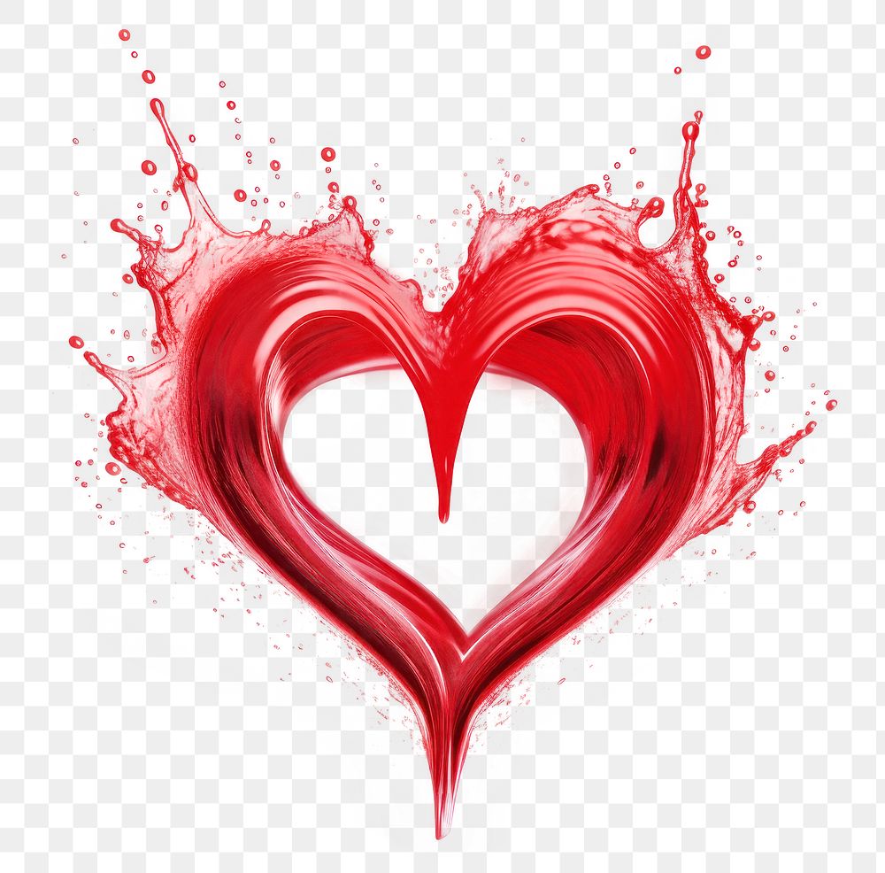 PNG Water heart white background | Free PNG - rawpixel