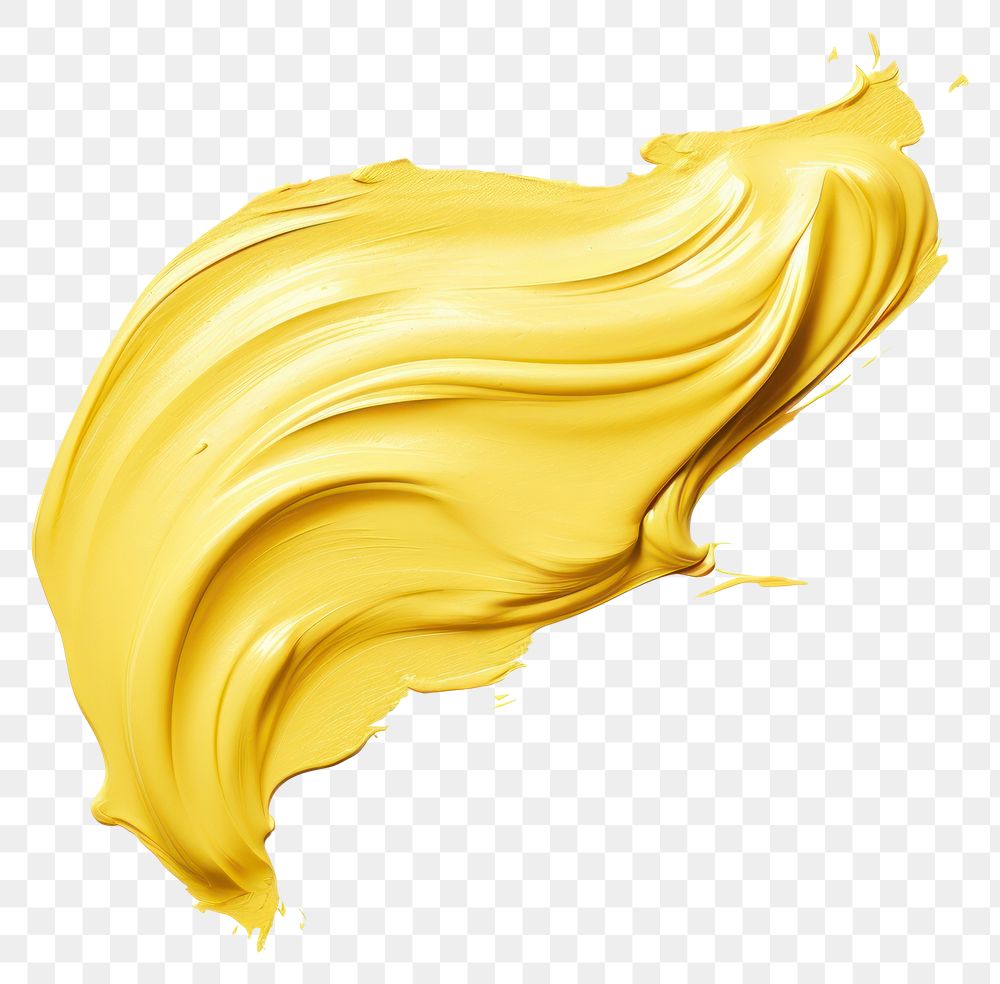 PNG Flat pale yellowpaint brushstroke | Premium PNG - rawpixel