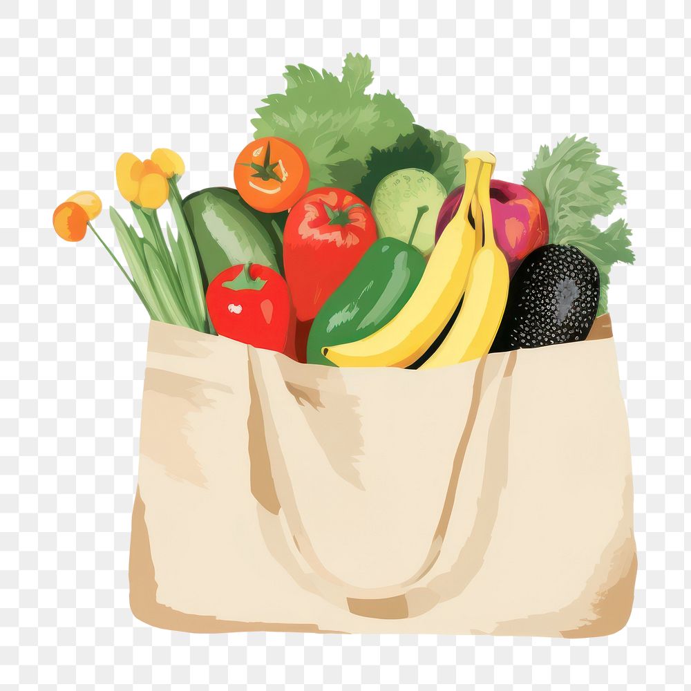 PNG Grocery bag vegetable food | Premium PNG - rawpixel