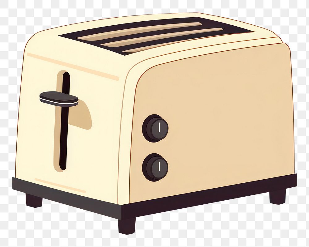 PNG Toaster technology appliance cartoon. | Free PNG - rawpixel