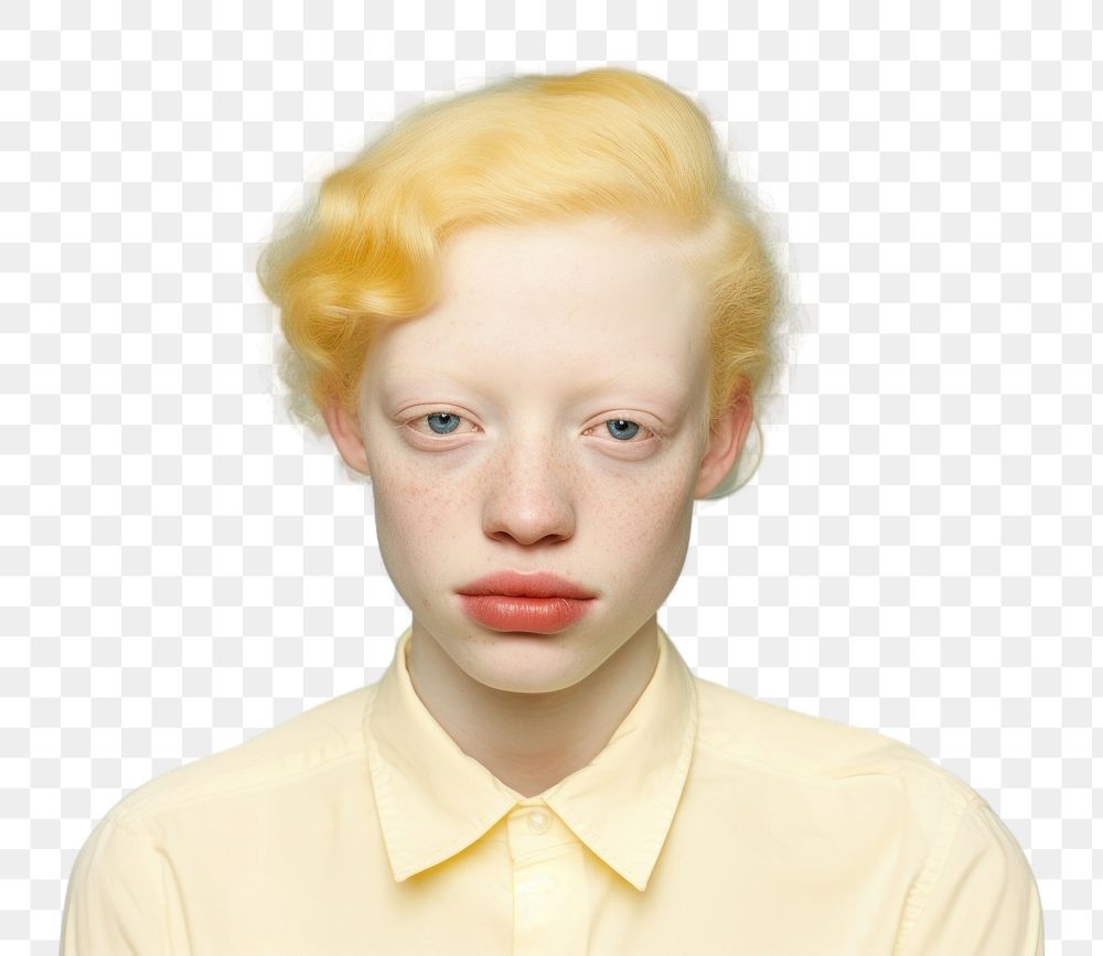 PNG Albinism woman portrait adult | Premium PNG - rawpixel