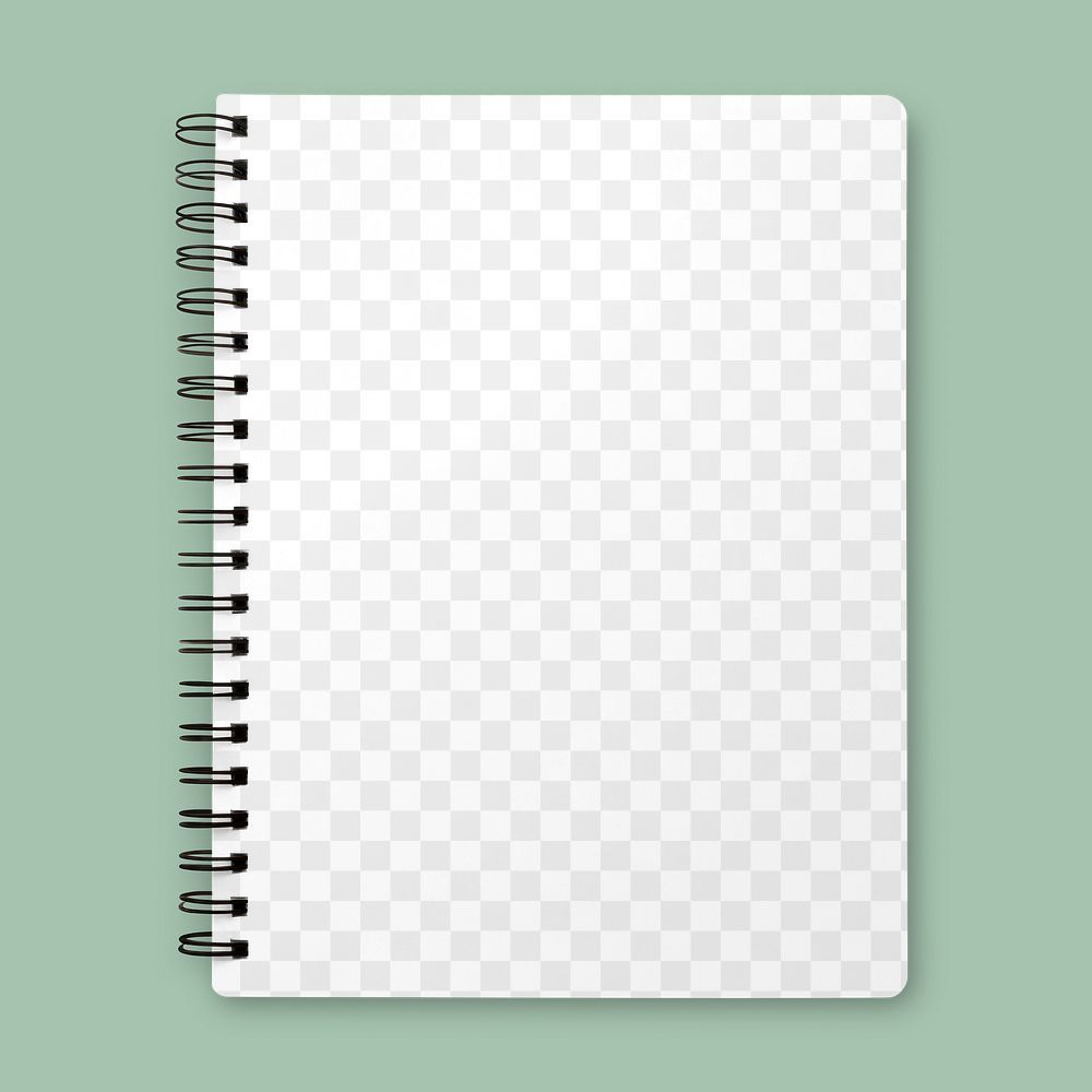 Spiral notebook png mockup, transparent | Premium PNG - rawpixel