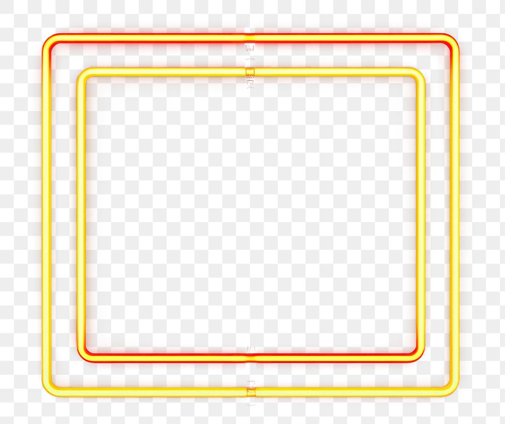 Rectangle Neon Frame PNG Images | Free Photos, PNG Stickers, Wallpapers ...
